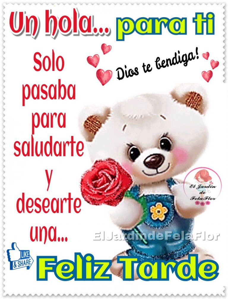 Imagenes Tiernas De Buenas Tardes Para Facebook Y Whatsapp - Imágenes de bonitas para descargar ...