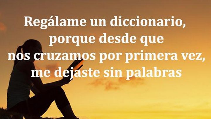 Regalame Un Diccionario Porque Desde Que Nos Cruzamos Por Primera Vez ...