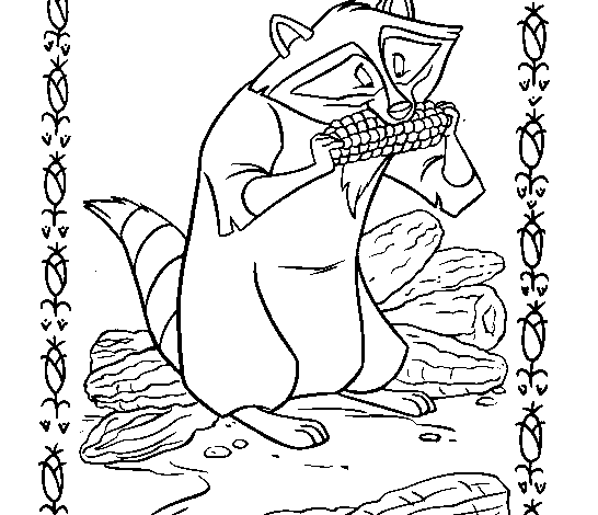 Dibujos Para Colorear Meeko – Imágenes de bonitas para descargar gratis