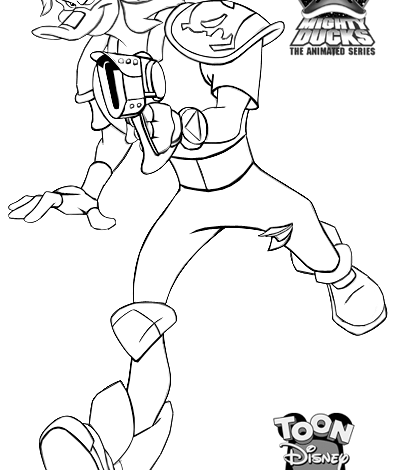 Dibujos Para Colorear Mighty Ducks Con Pistola – Imágenes de bonitas ...